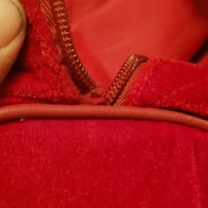 Bags | Quilted Red Velvet Mini Duffle Bag | Poshmark